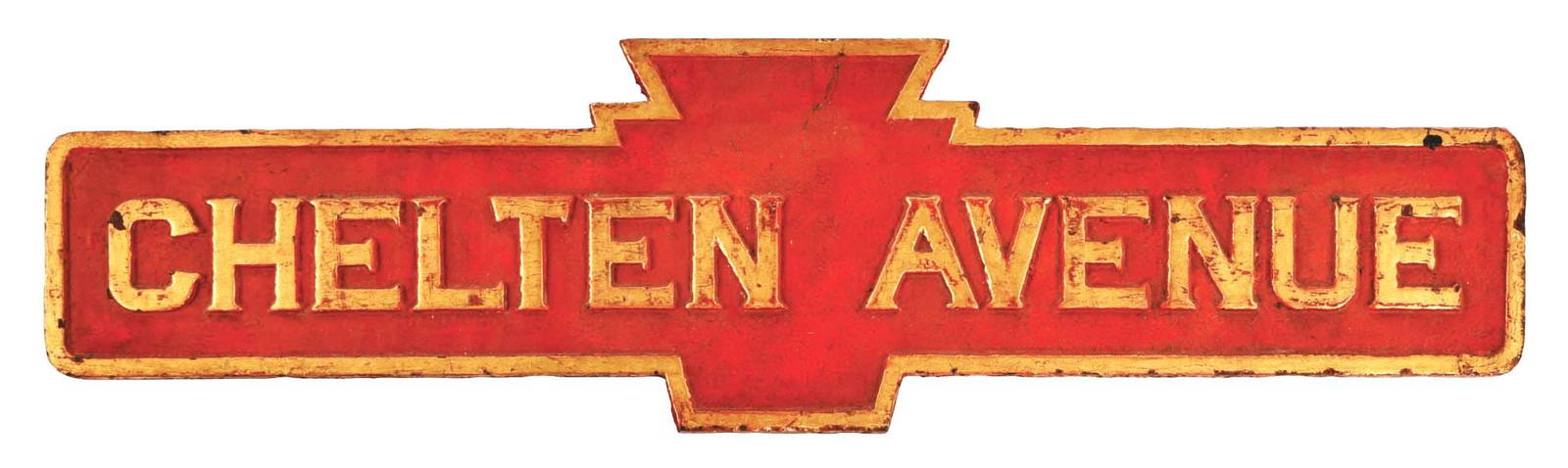 Prr Keystone Station Approach Sign.