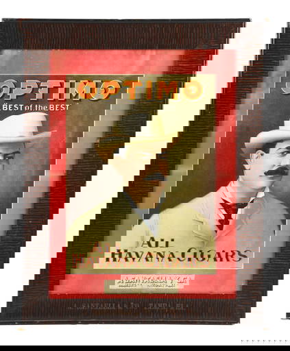 Optimo Cigars Advertising Poster
