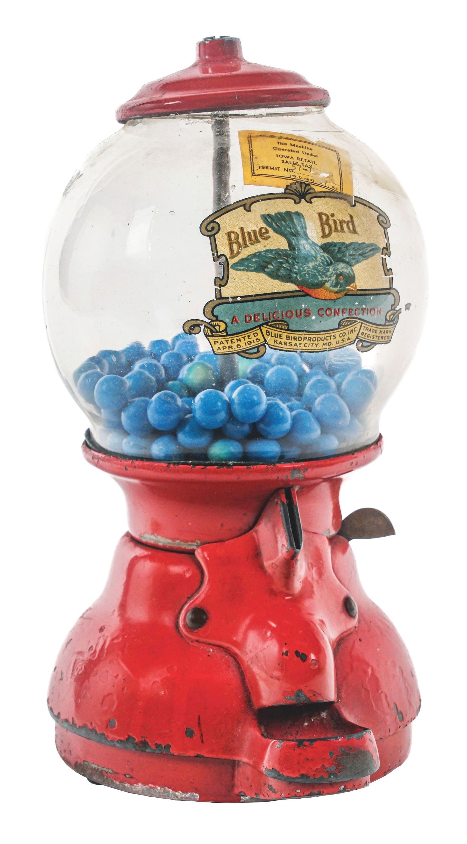 Bluebird Gumball Machine Auction