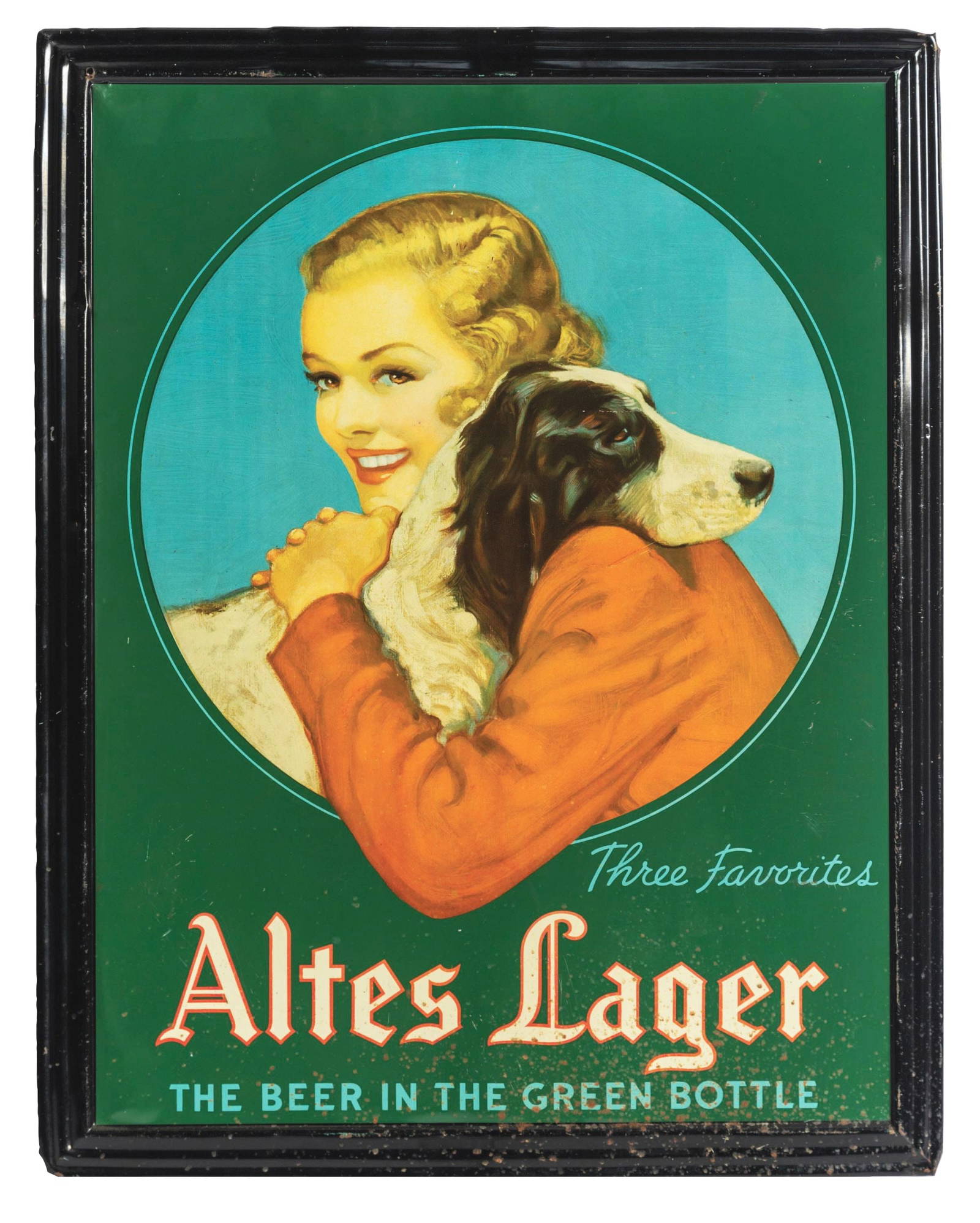 Altes Lager Self-framed Tin Sign Auction