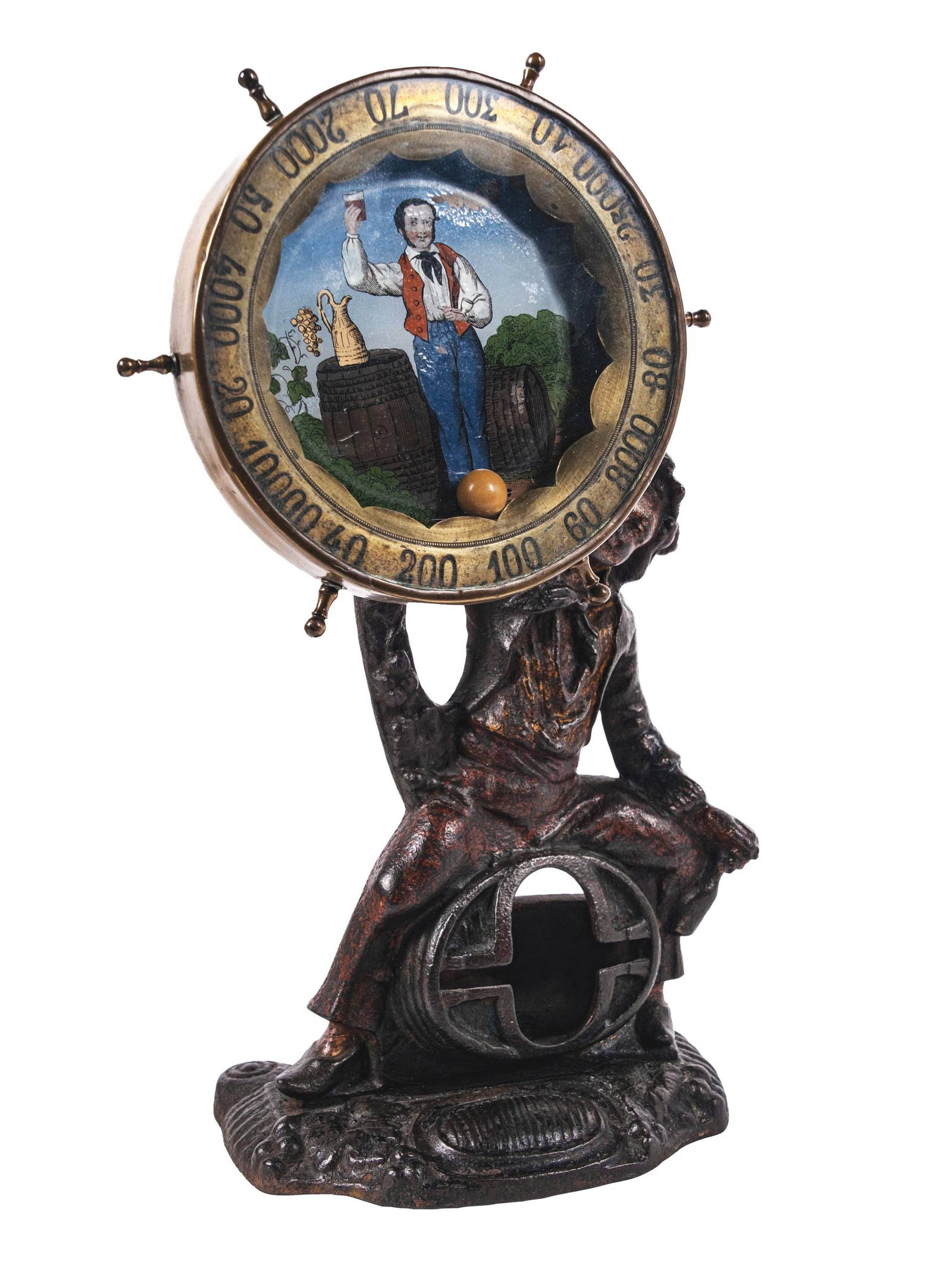 French Cast Iron Trade Stimulator & Match Dispenser Auction