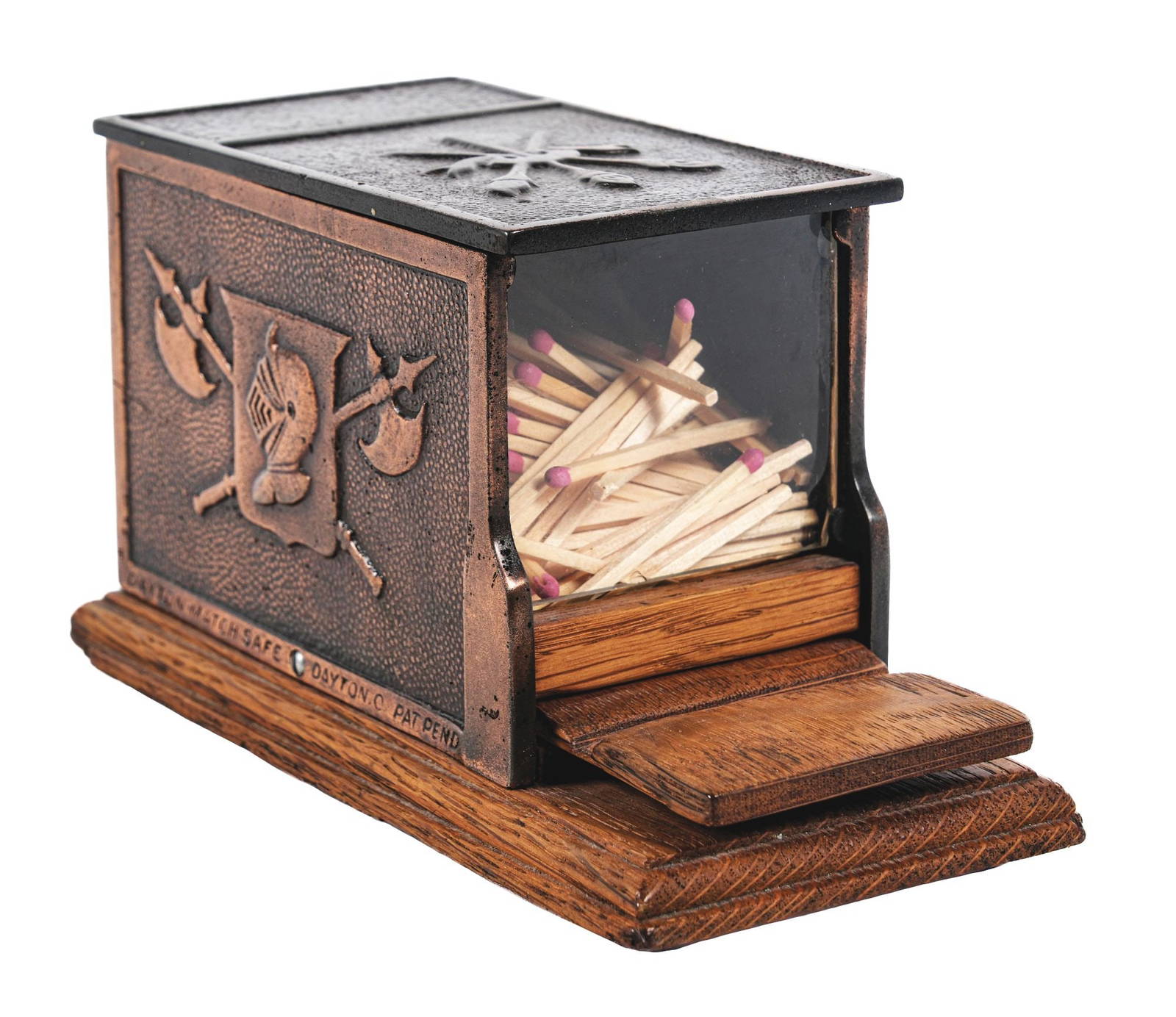 A Cast Iron Match Dispenser Auction