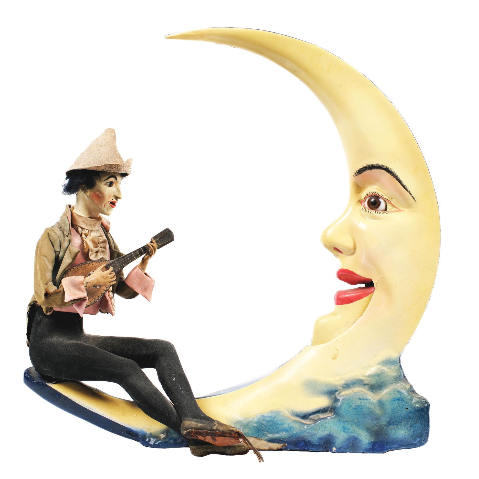 Gentleman Serenades Crescent Moon Automaton Auction