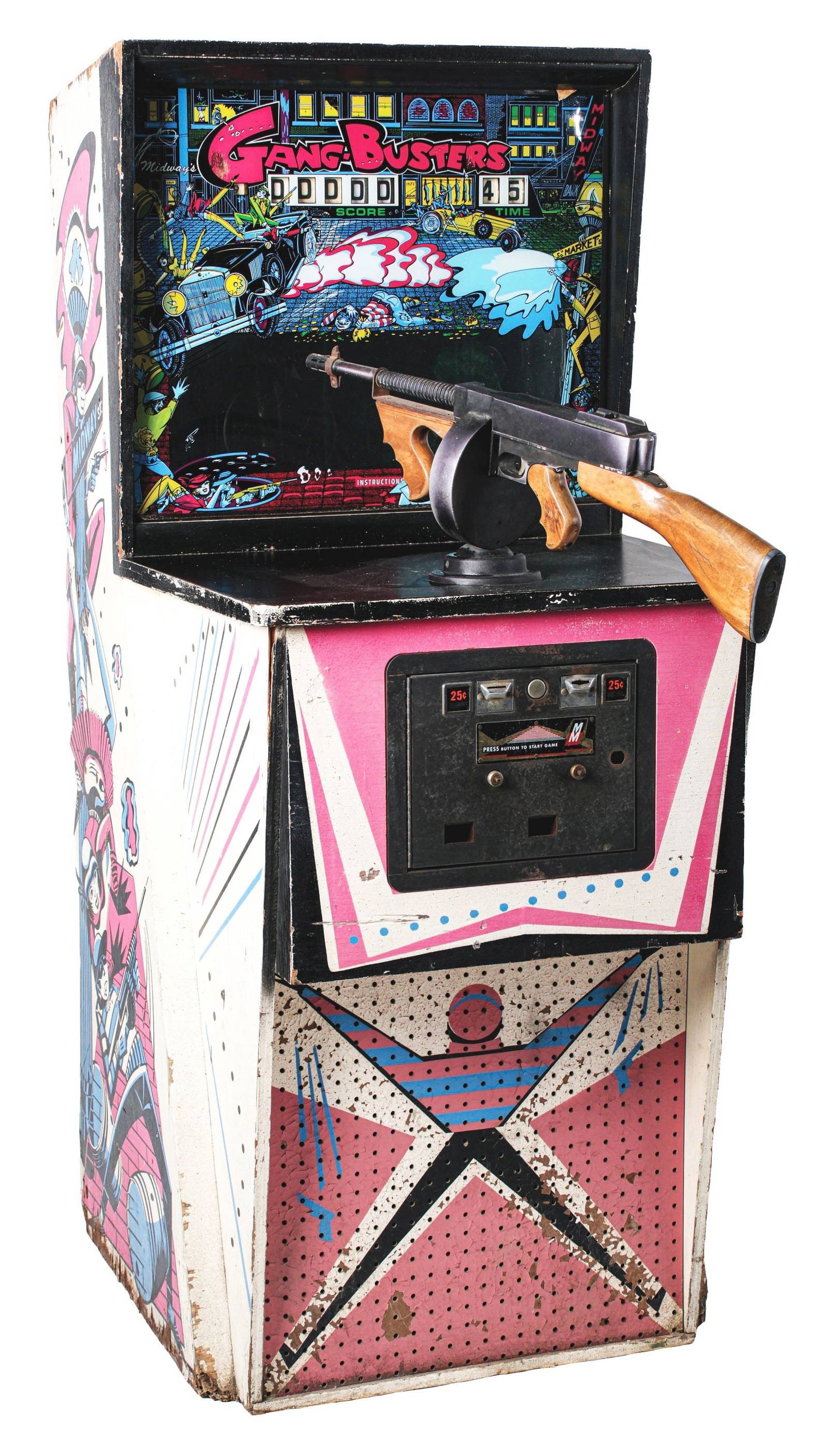 Midway's Gangbusters Arcade Machine Auction