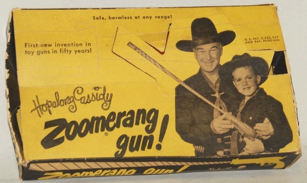 235: Vintage Hopalong Cassidy Zoomerang Gun.