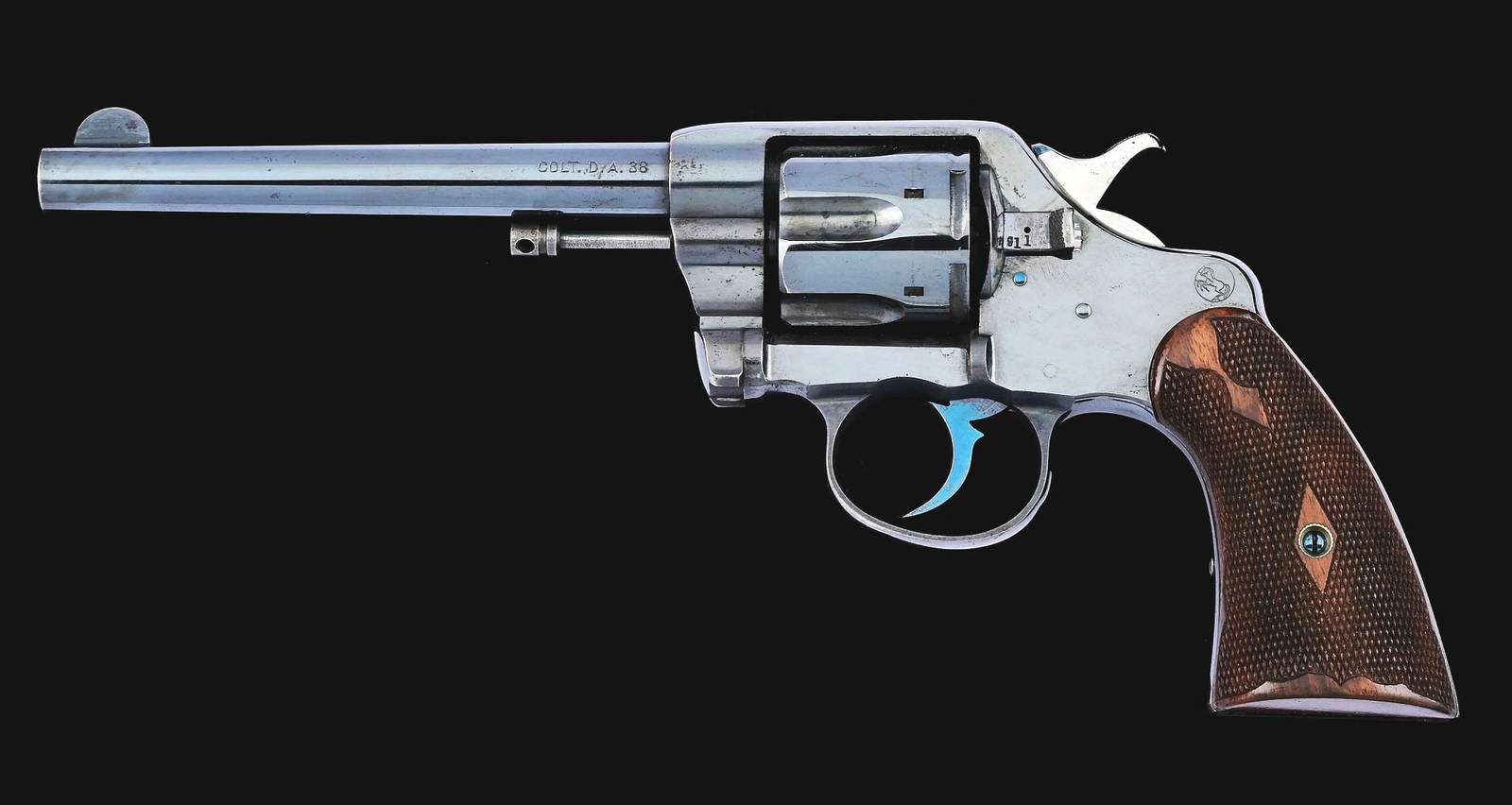 (c) Remarkable Condition Colt New Navy Double Action Revolver Factory ...