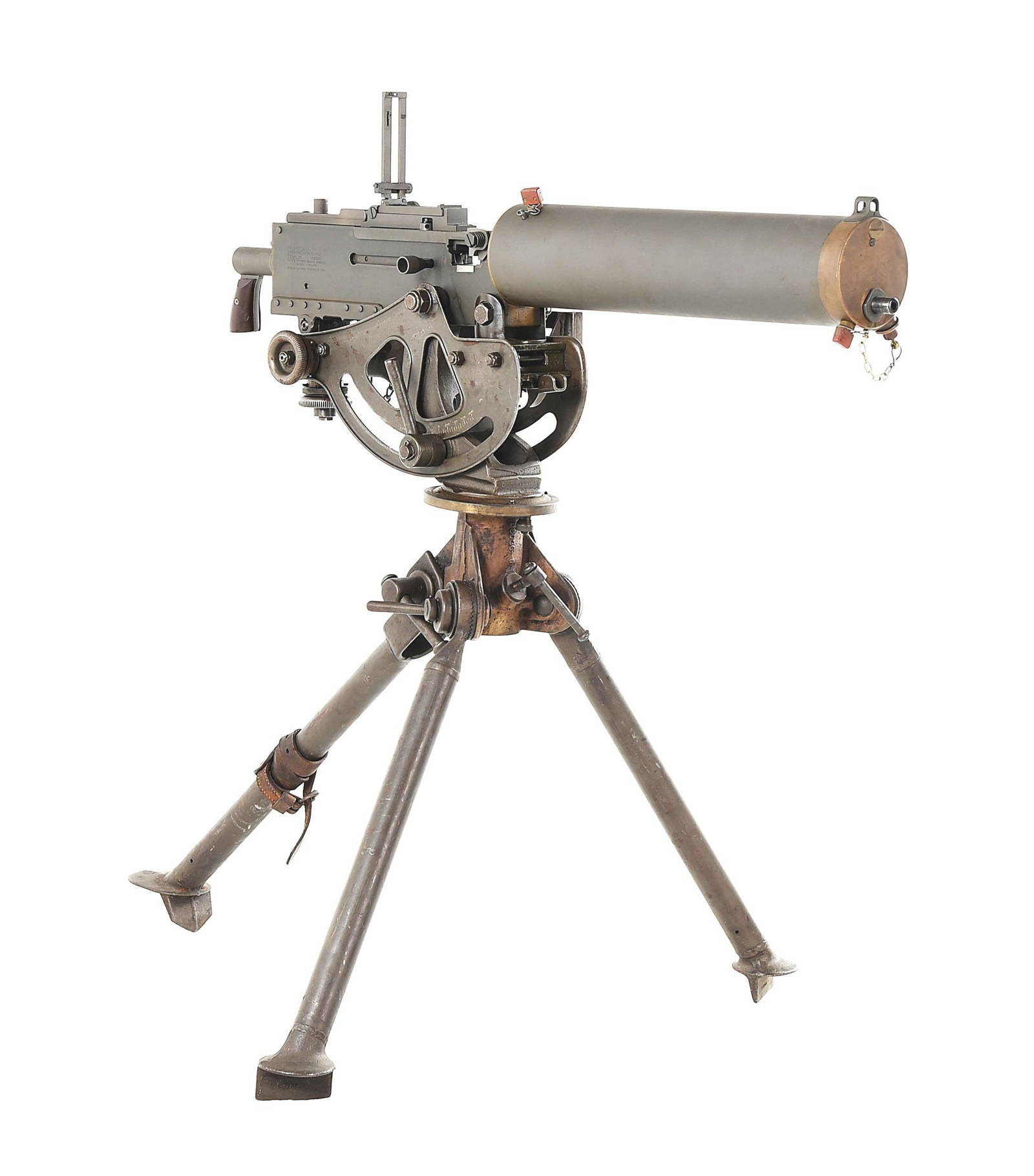 (n) Near Mint Dlo Sideplate Browning 1917a1 Machine Gun (fully ...