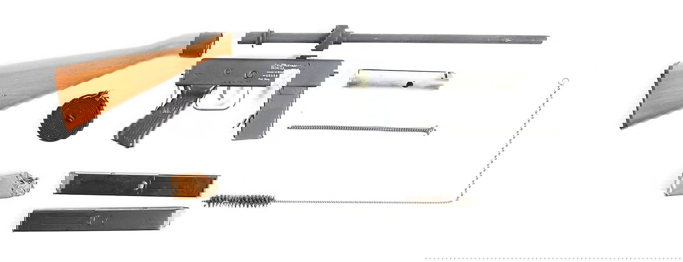 Scarce To Find High Condition 9 Mm Brazilian Mekanika Uru Machine Gun ...