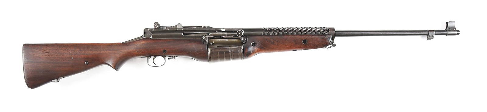 (c) Johnson Automatic M1941 Semi Automatic Rifle.