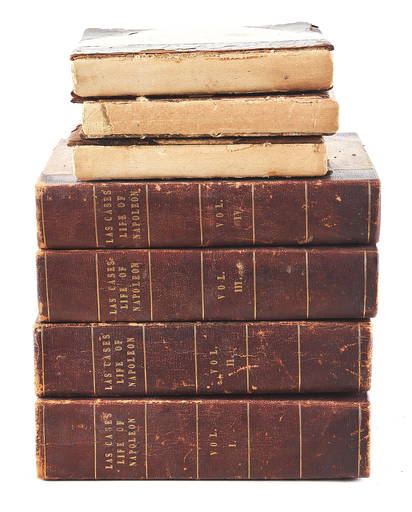 Lot Of 6: Books Regarding Napoleon Bonaparte, Ex Lattimer Collection.