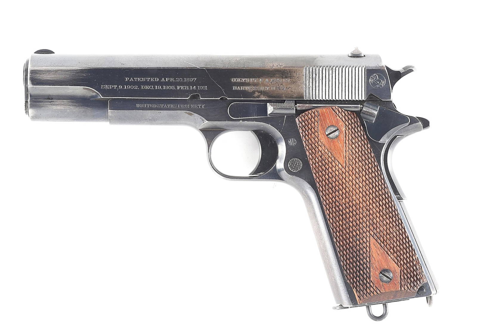 (c) Colt M1911 .45 Acp Semi-automatic Pistol (1912). Auction