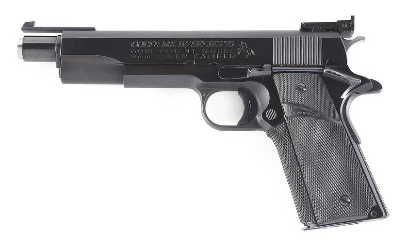 (m) Tom Shimoda Custom .38 Special (?) Conversion Of Colt Series 70 ...