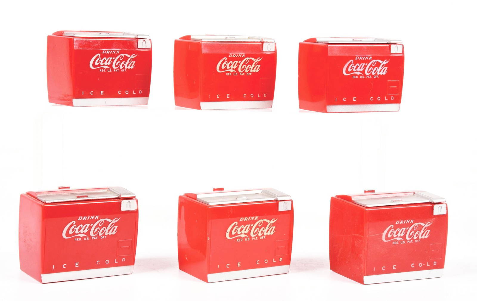 Collection Of 6 Miniature Coca-cola Music Boxes Auction