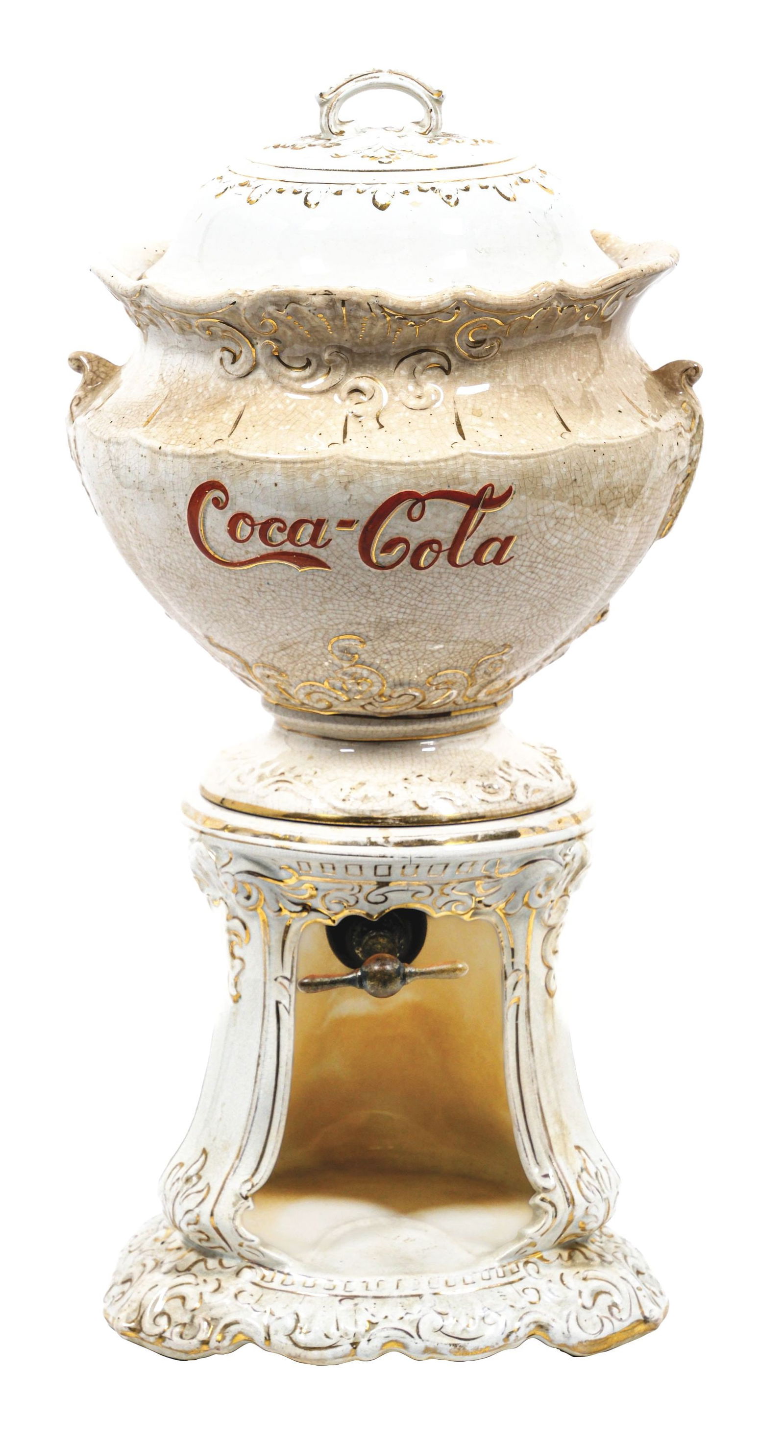 Early Coca-cola Ceramic Syrup Dispenser Auction