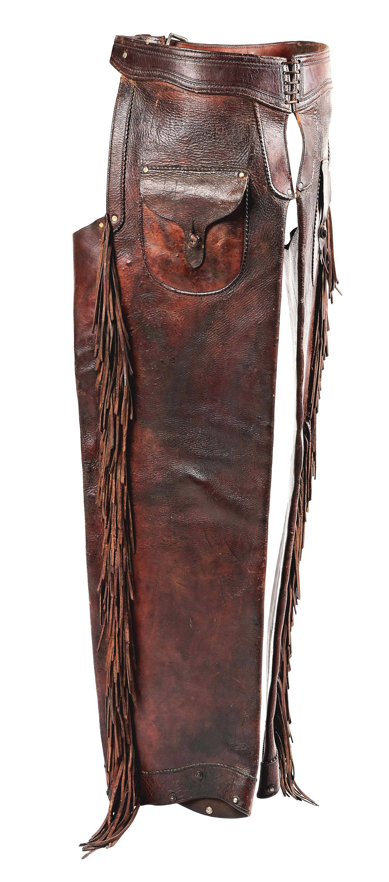 1890s Fringed Shotgun Chaps Auction