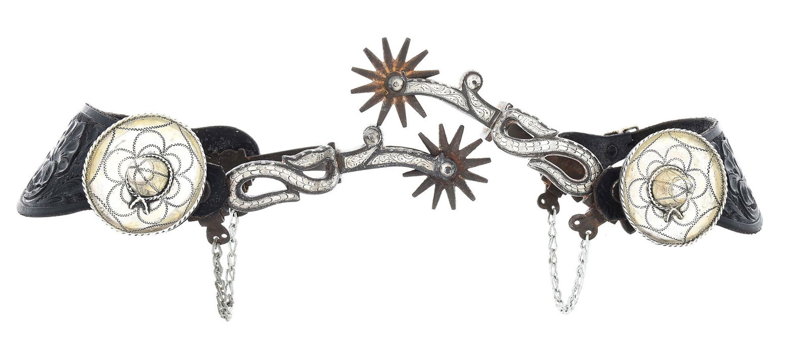 California Inlaid Snake Spurs Auction