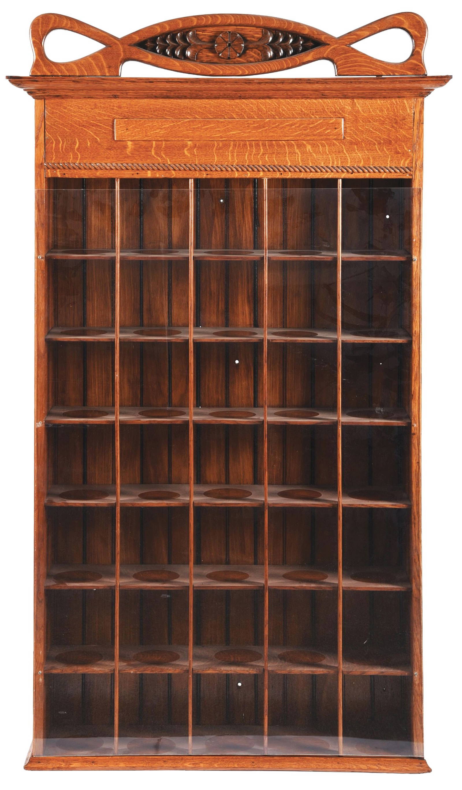 Shaving Mug Display Rack Auction