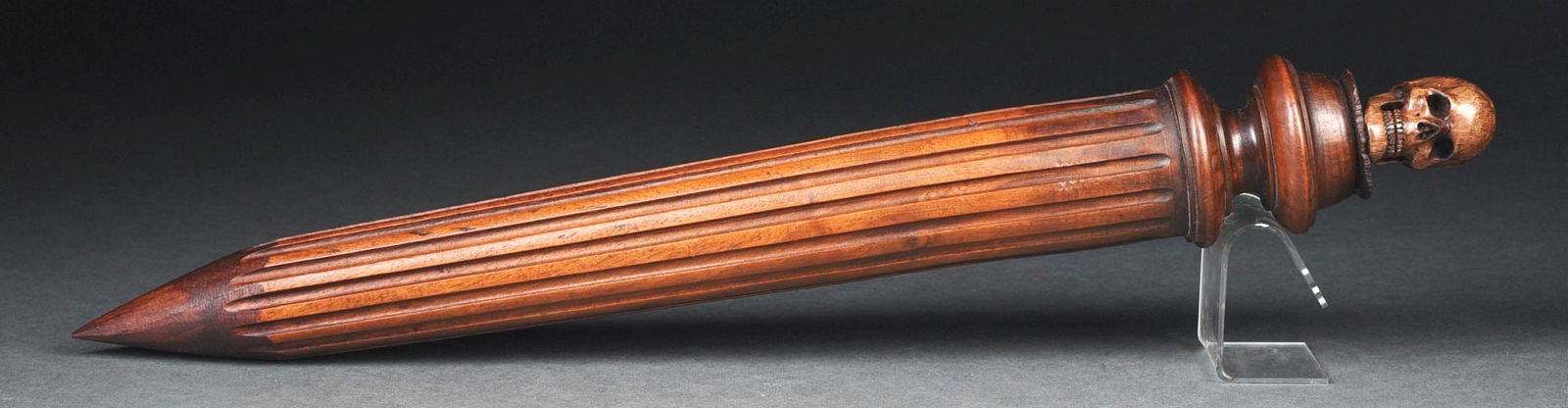 Vintage Vampire Skull Stake Auction