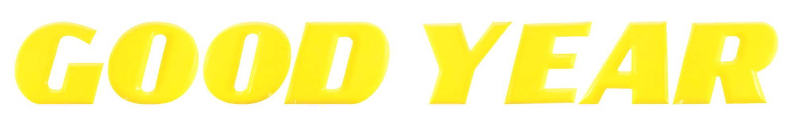 Porcelain Goodyear Tires Diecut Letters Sign. Auction