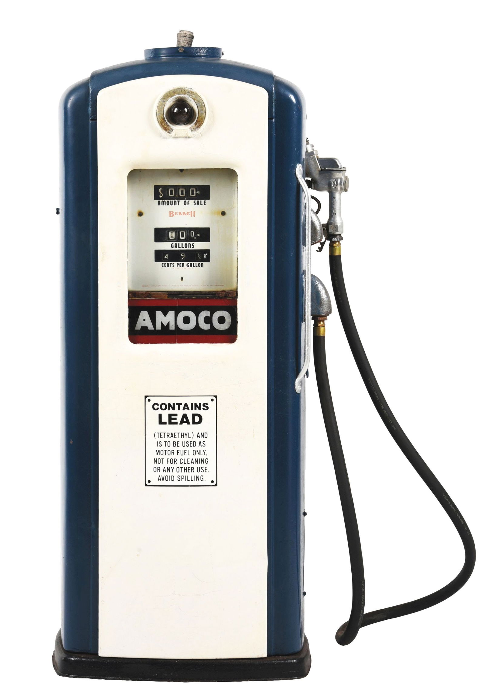 Bennett Model #756 Gas Pump. Auction