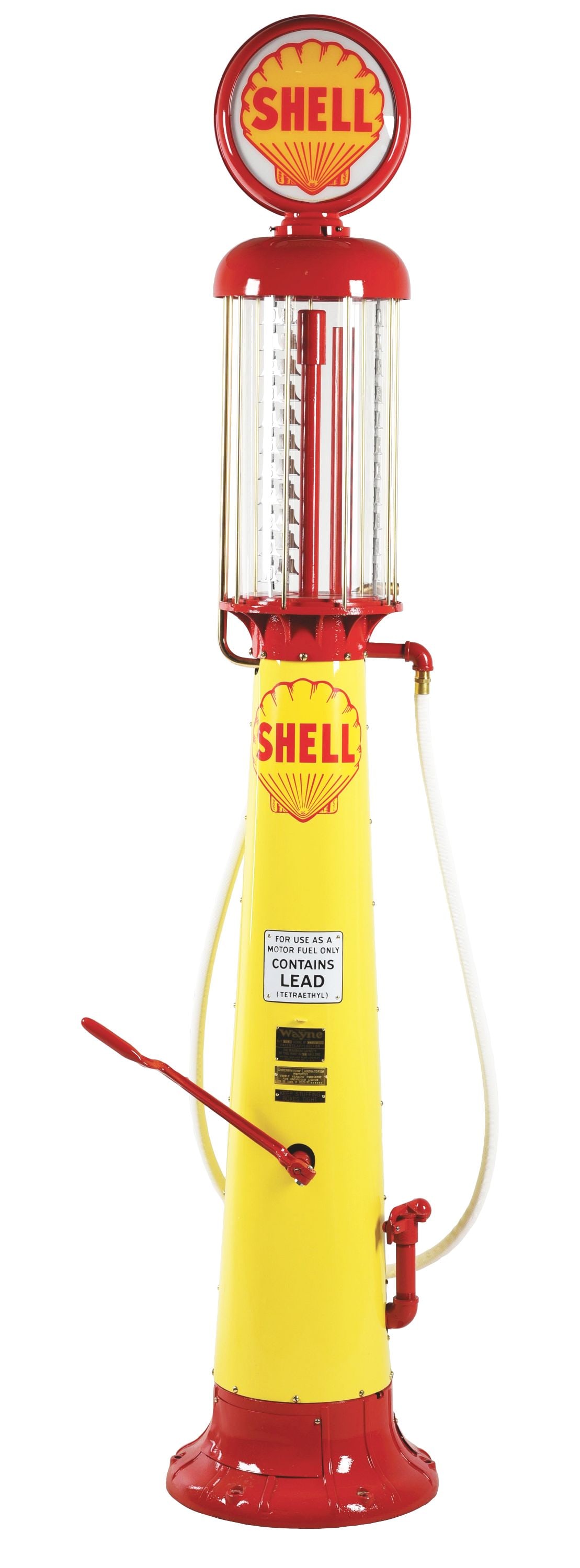 Wayne Model #515 Ten Gallon Visible Gas Pump Restored In Shell Gasoline ...