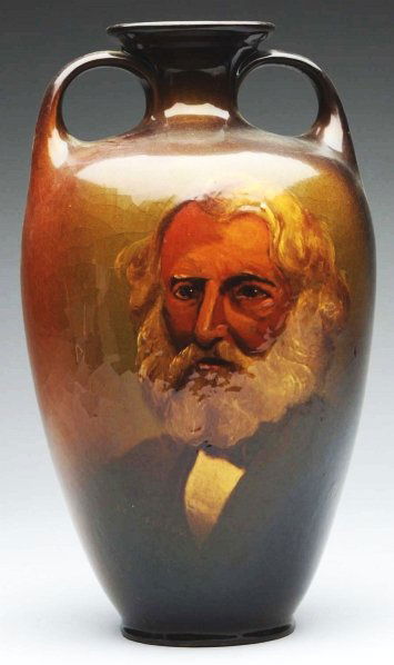 Rozane Ware Portrait Vase.