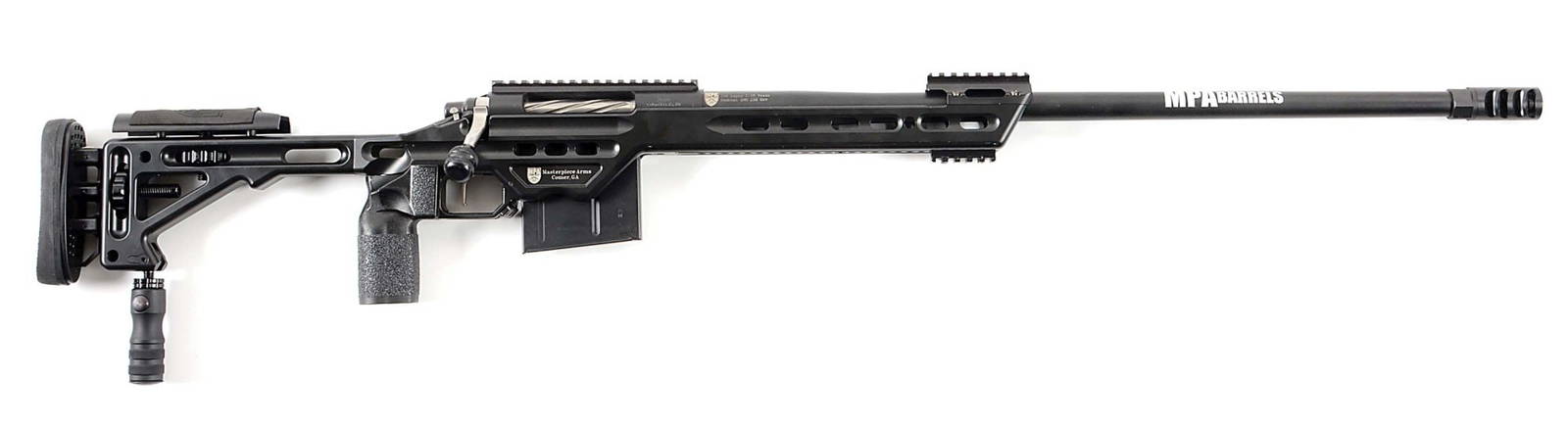 (m) Masterpiece Arms Defiance Rebel Bolt Action .338 Lapua Magnum ...