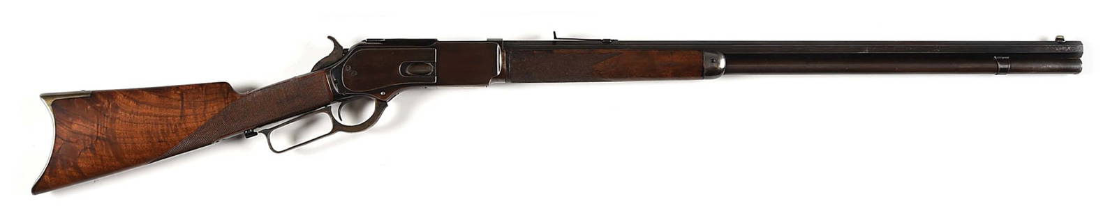(a) Upgraded Deluxe Configuration Winchester Model 1876 Lever Action ...