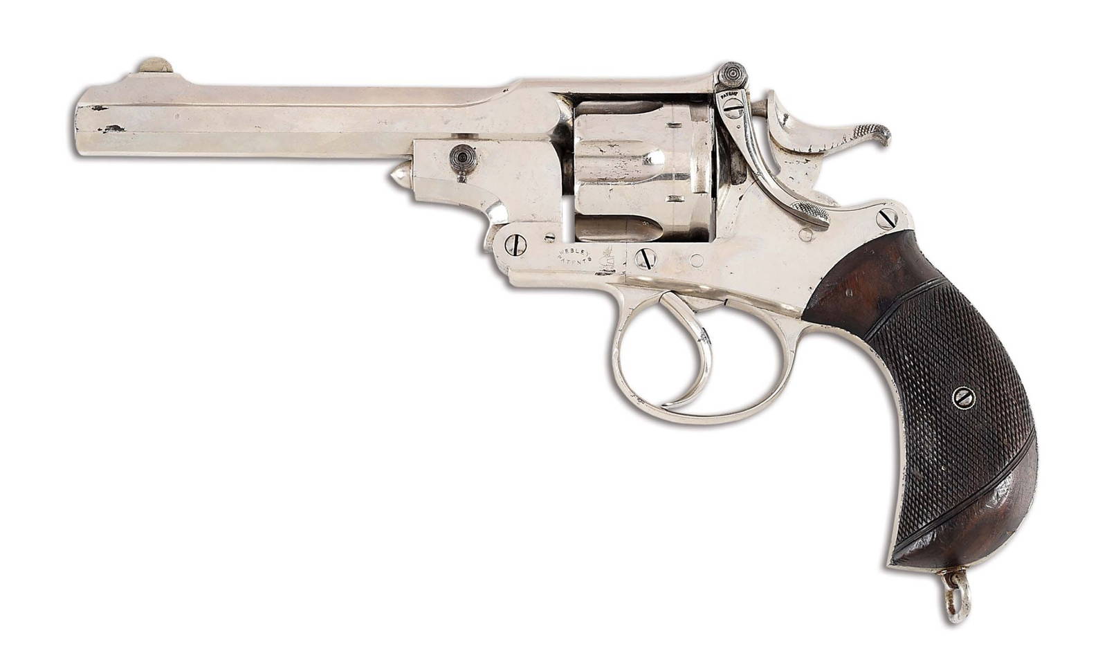 (a) Rare Retailer Marked Webley-kaufmann No. 2 Double Action Revolver ...