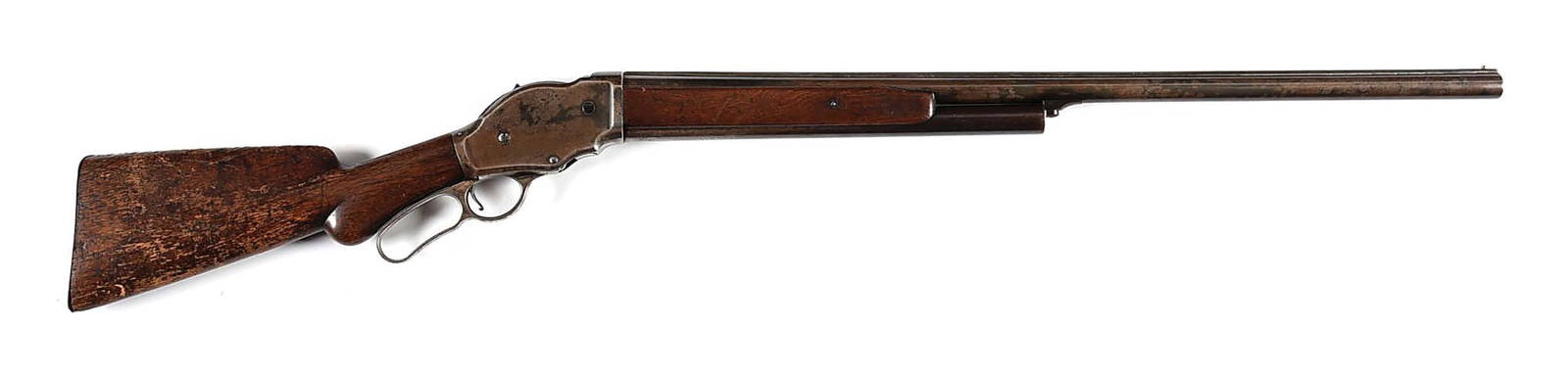 (a) Early Winchester Model 1887 Lever Action Shotgun, Serial Number 63 ...