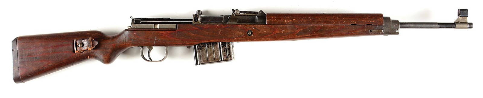 (c) Late War Walther "ac / 45" Code K43 Semi Automatic Rifle. Auction