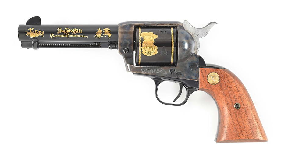 (c) Cased 1983 Commemorative Colt Single Action Army Buffalo Bill ...