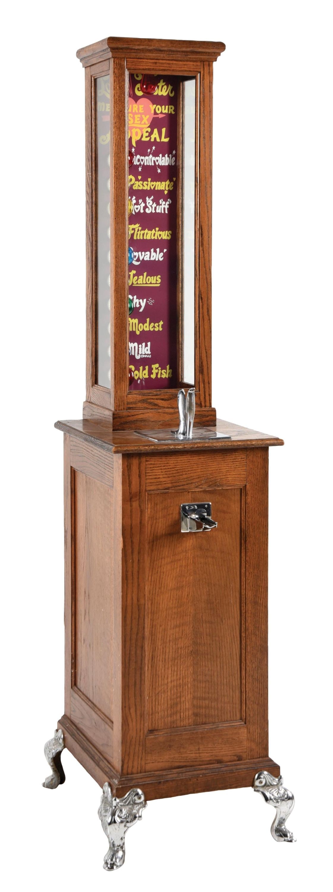 Love Tester Measure Your Sex Appeal Arcade Machine Auction