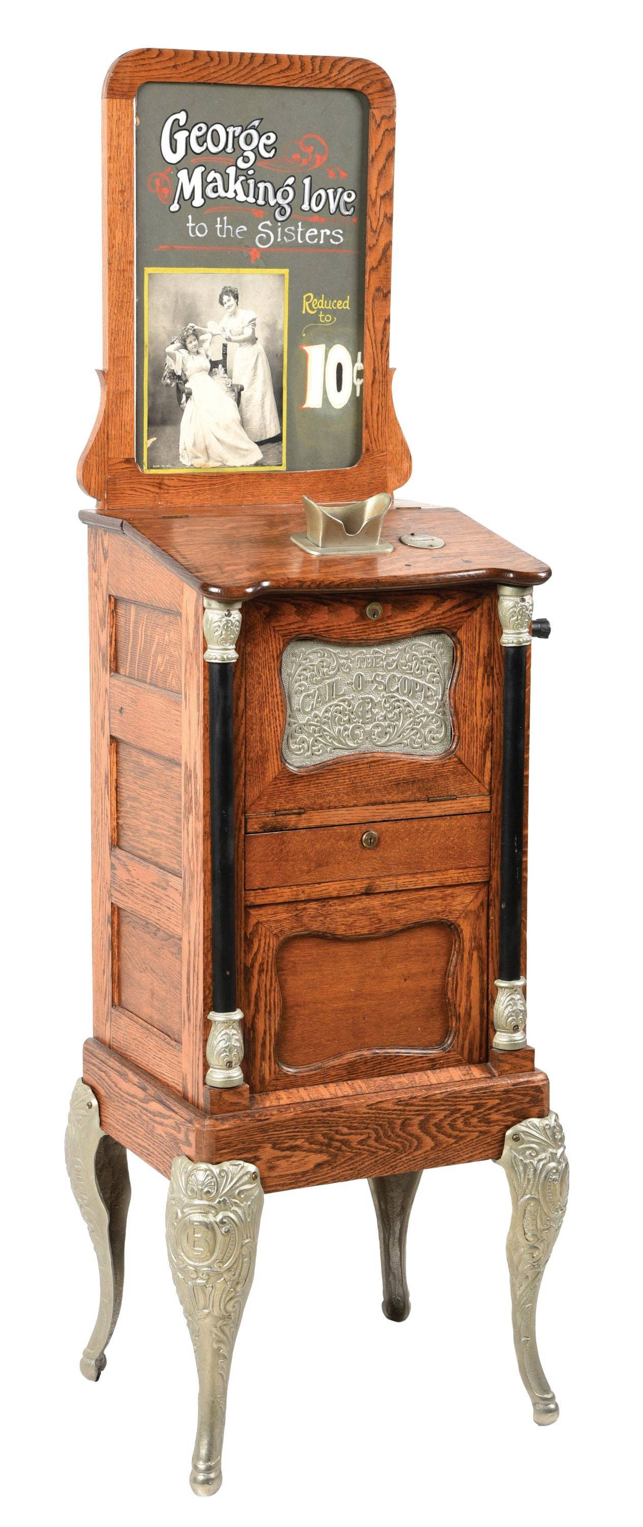 10¢ Caille Bros. Cail-o-scope Arcade Viewer. Auction