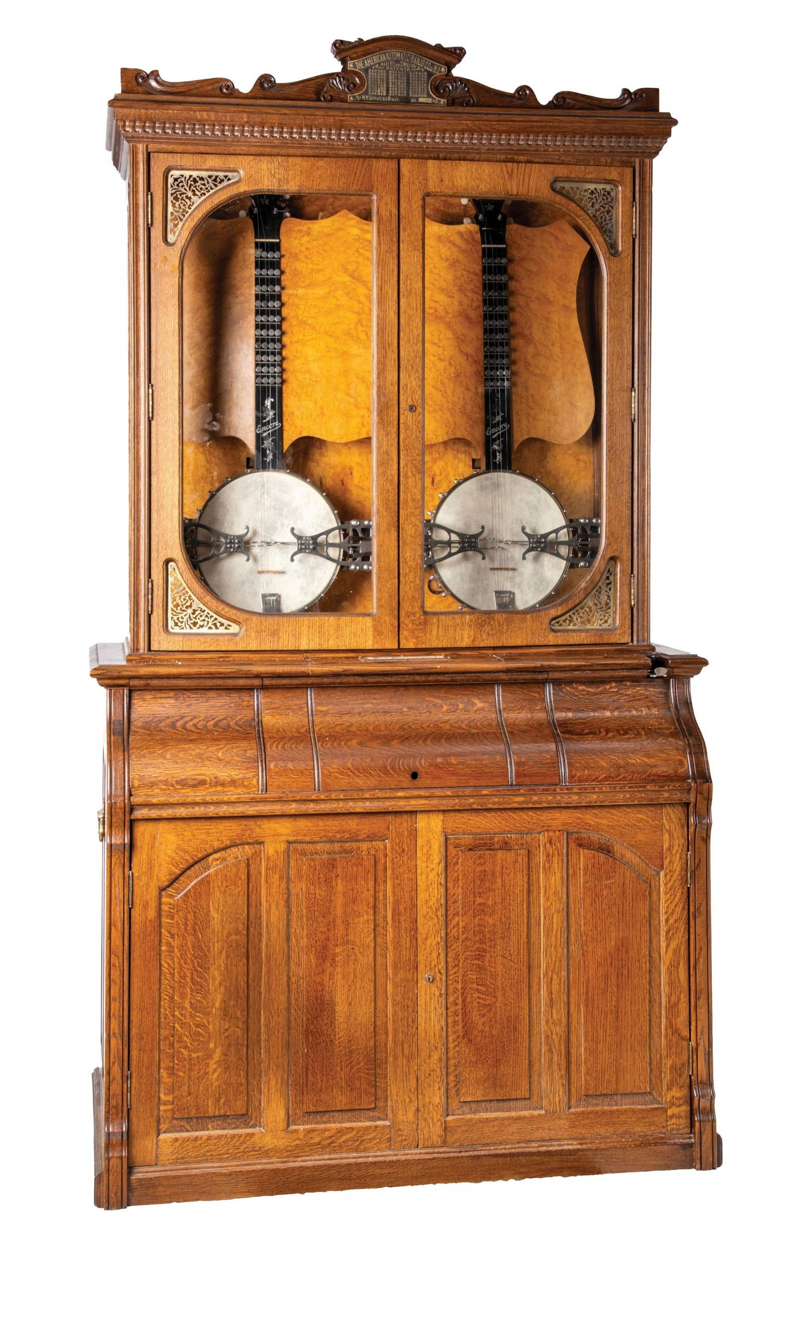 5¢ D.c. Ramey Piano Company Double Encore Banjo Auction