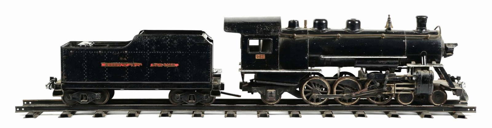 Large Buddy "l" Train Engine With Car On Track Auction