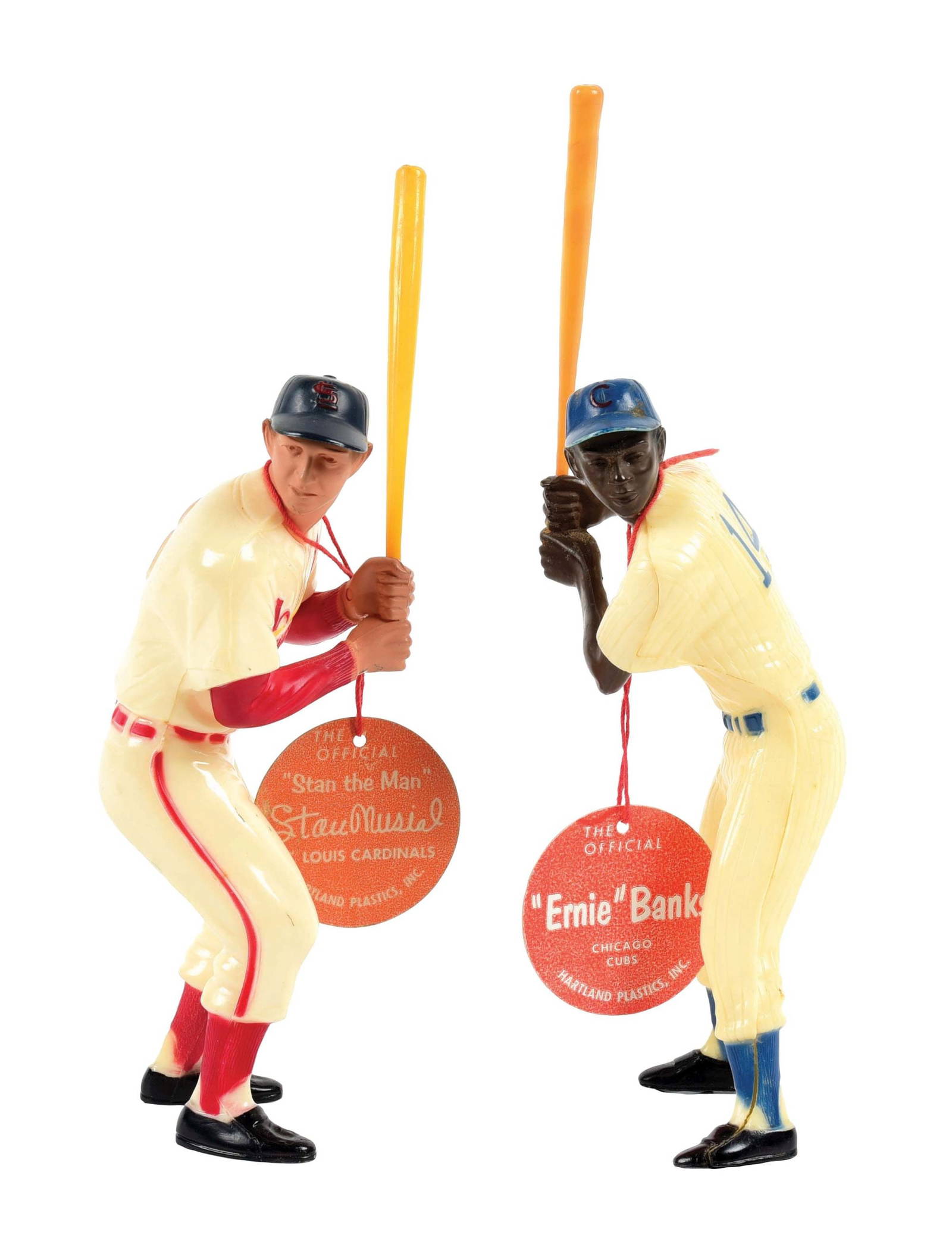 Lot Of 2: 1960s Hall Of Fame Hartland Baseball Player Figures Auction