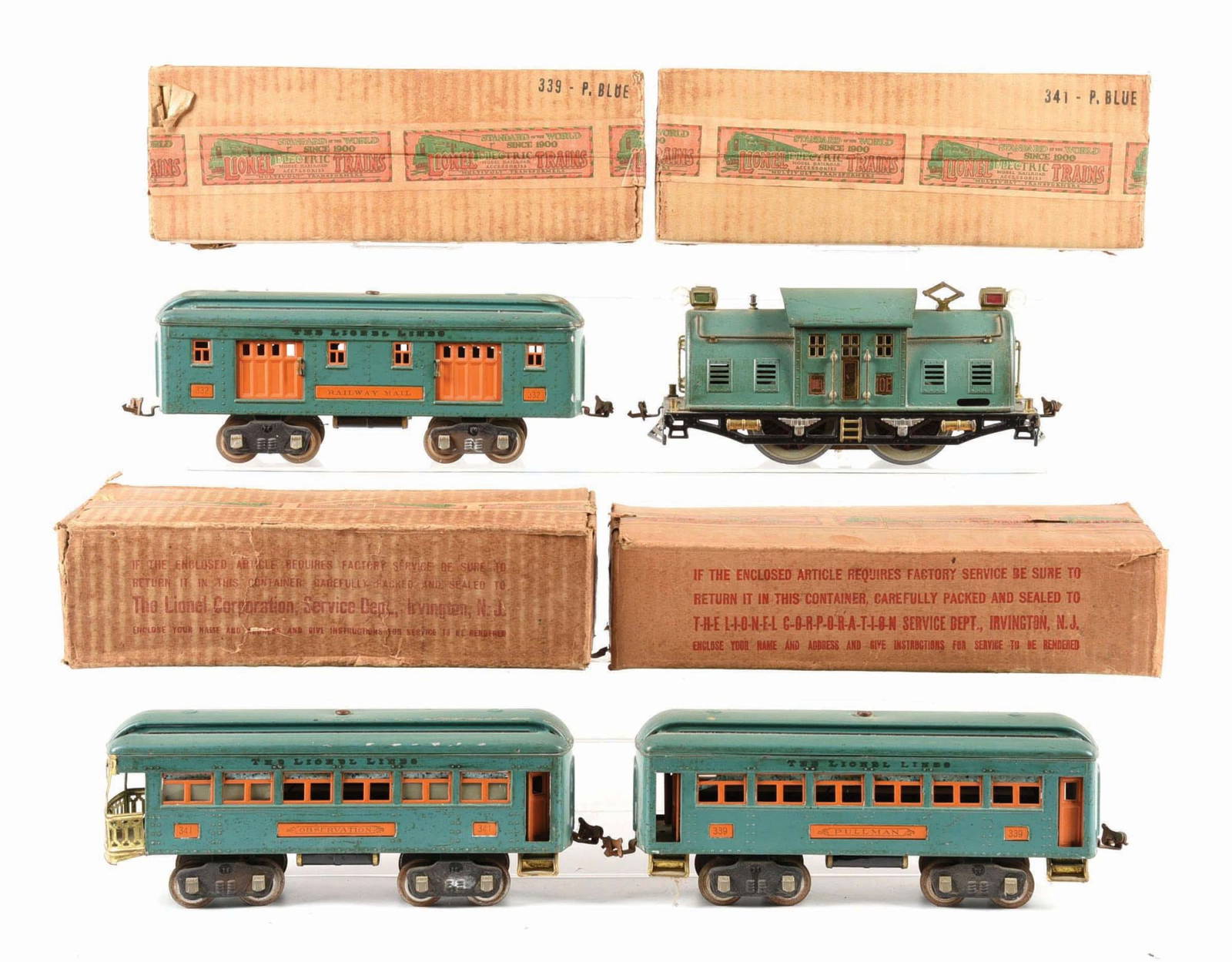 Lot Of 4: Lionel Lines Train Set W/ Boxes Auction