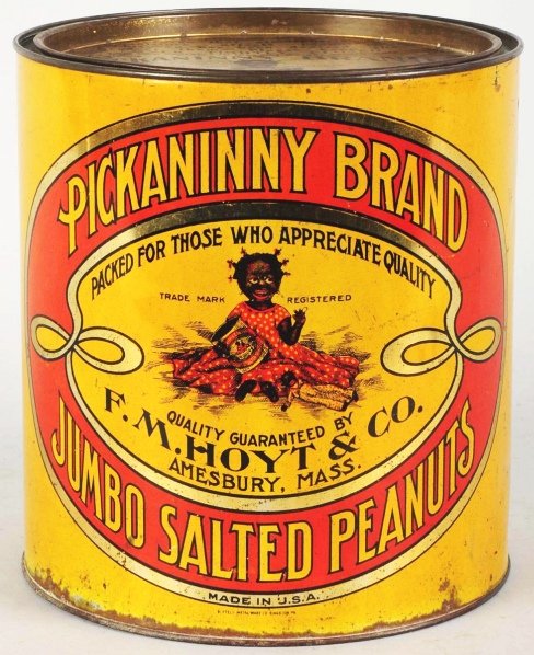 742: Early Pickaninny Brand Salted Peanuts Tin.