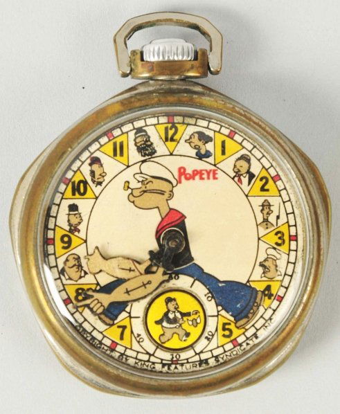 2107: Rare Popeye Character Pocket Watch. - Dec 08, 2012 | Dan Morphy ...