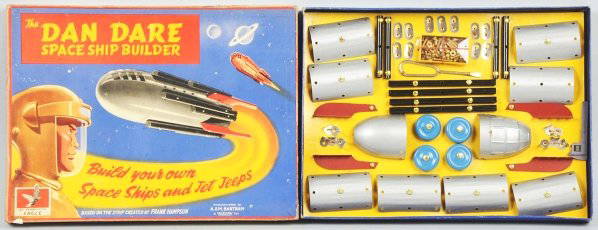 Rare Dan Dare Space Ship Builder Set.