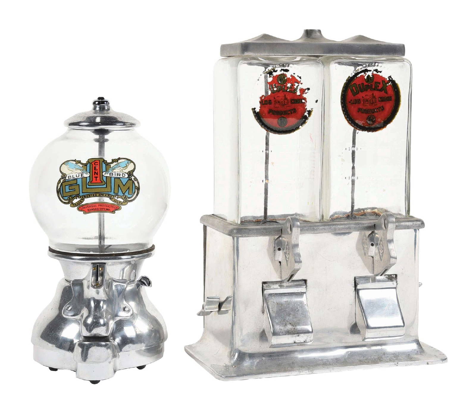 Pair Of Antique Vending Machines Auction