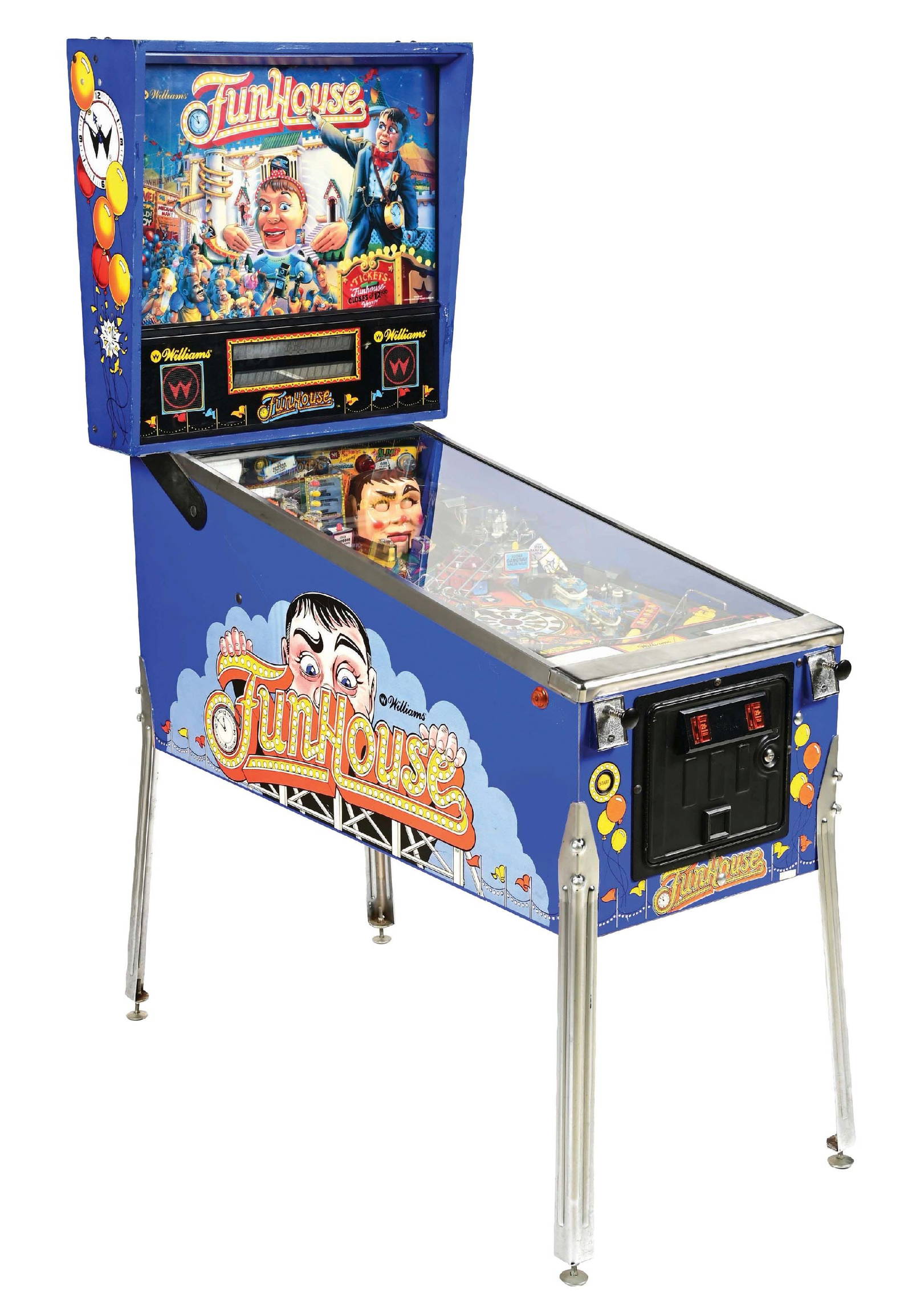Williams Funhouse Pinball Machine Auction
