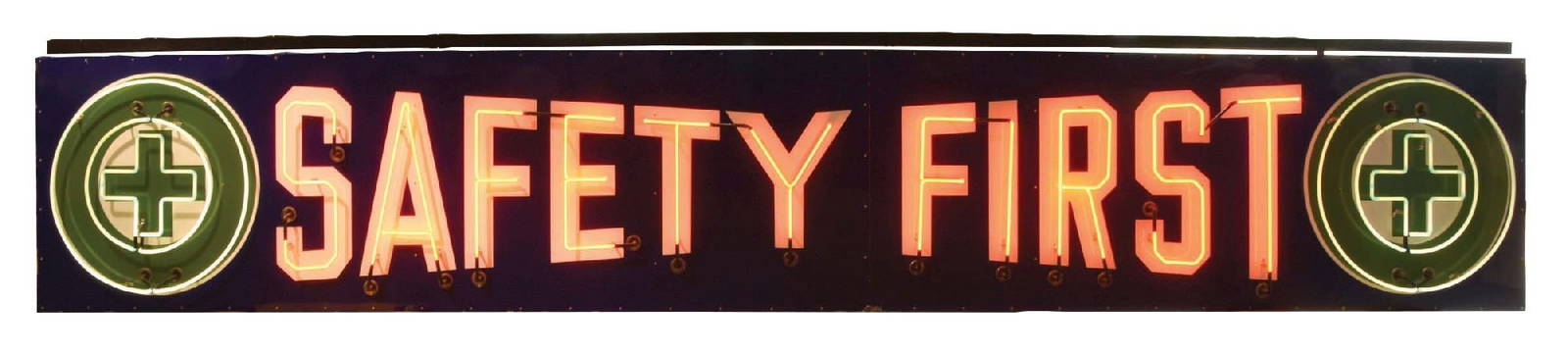 First Safety Neon Sign
