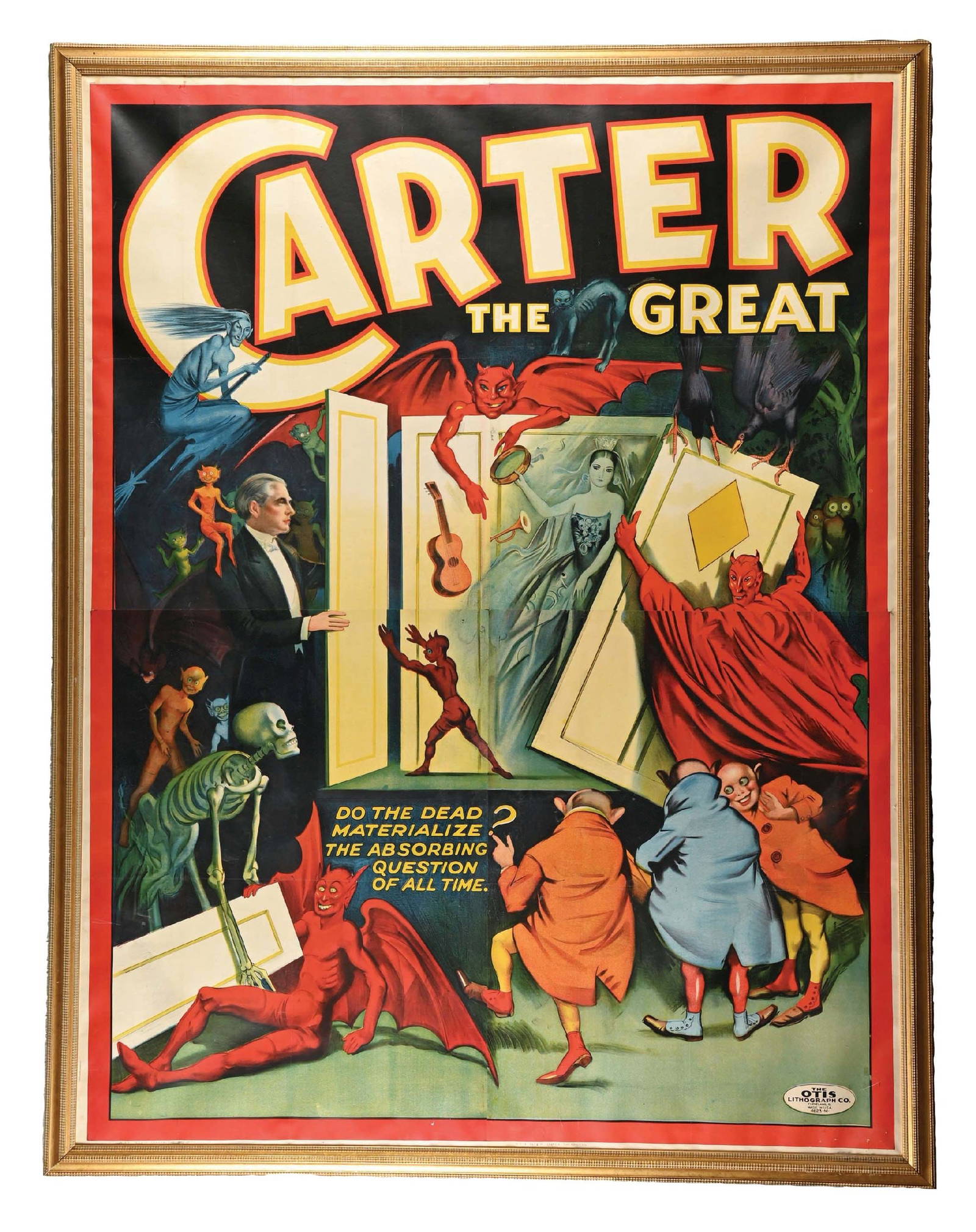 Impressive Carter The Great Magic Poster Auction