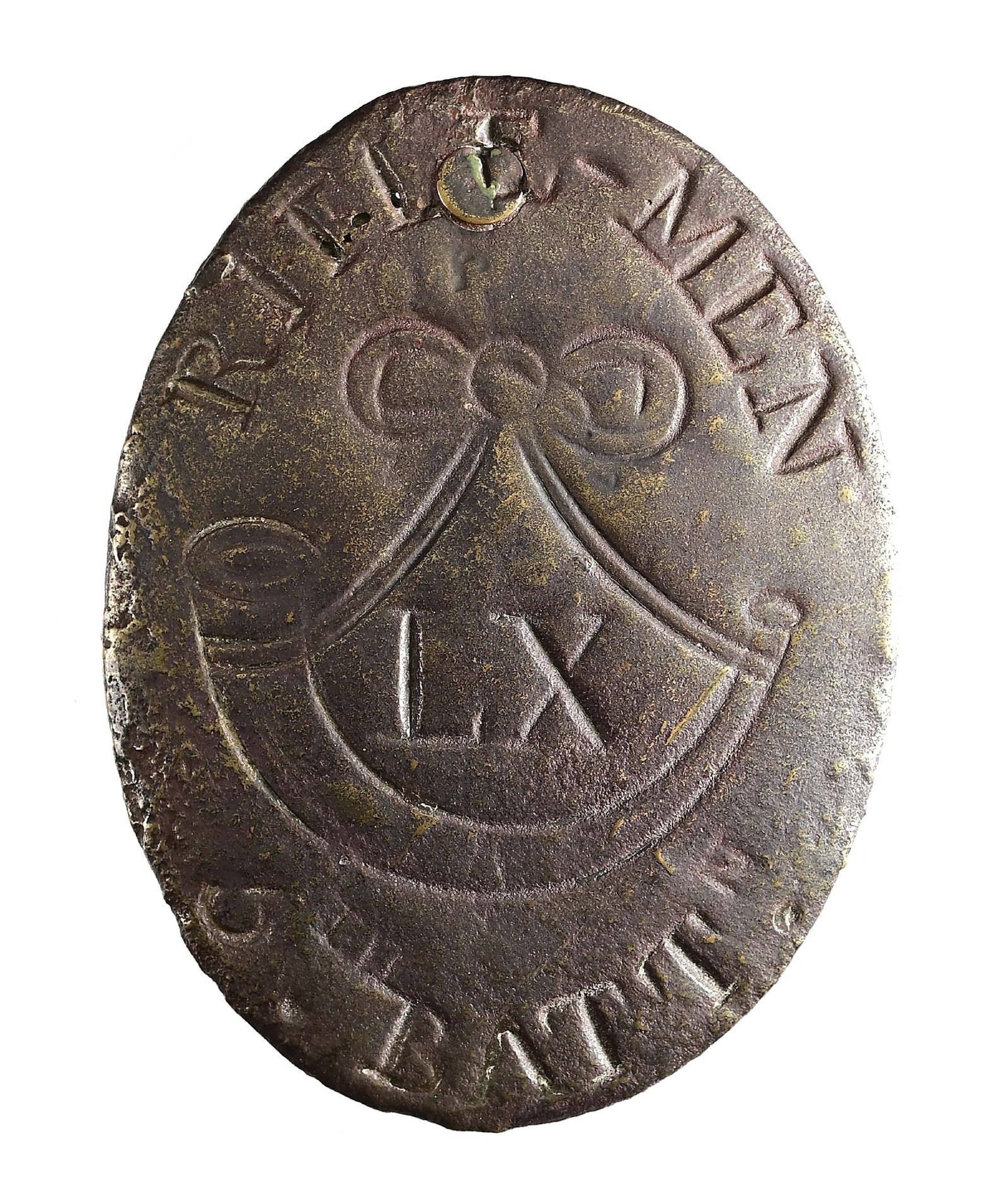 A Rare Napoleonic Rifleman's Belt Plate Of The "royal Americans" Auction