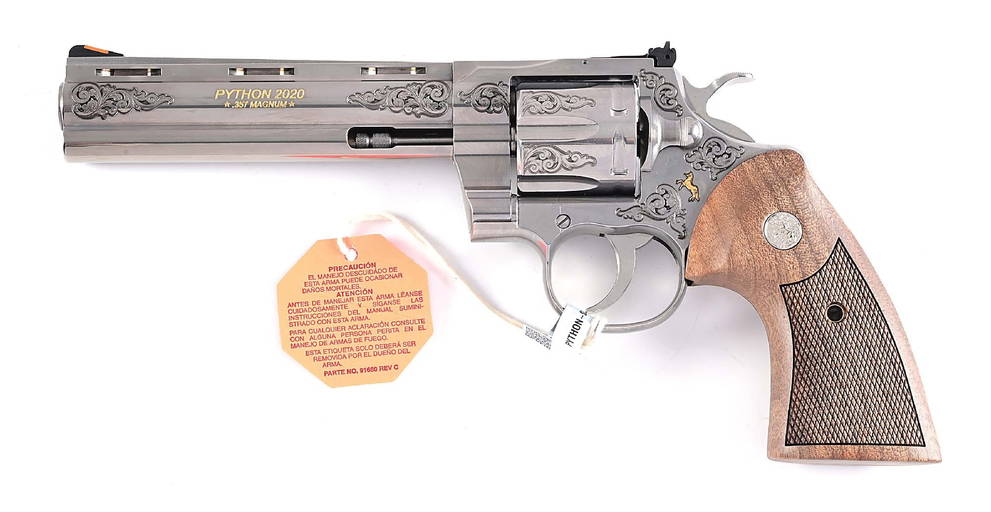 (m) Colt Employee Limited Edition Python Double Action Revolver.