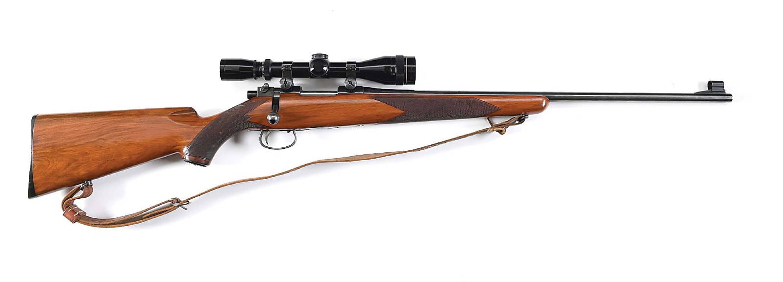 (c) Sako Riihimaki Bolt Action Sporting Rifle In .22 Hornet. Auction