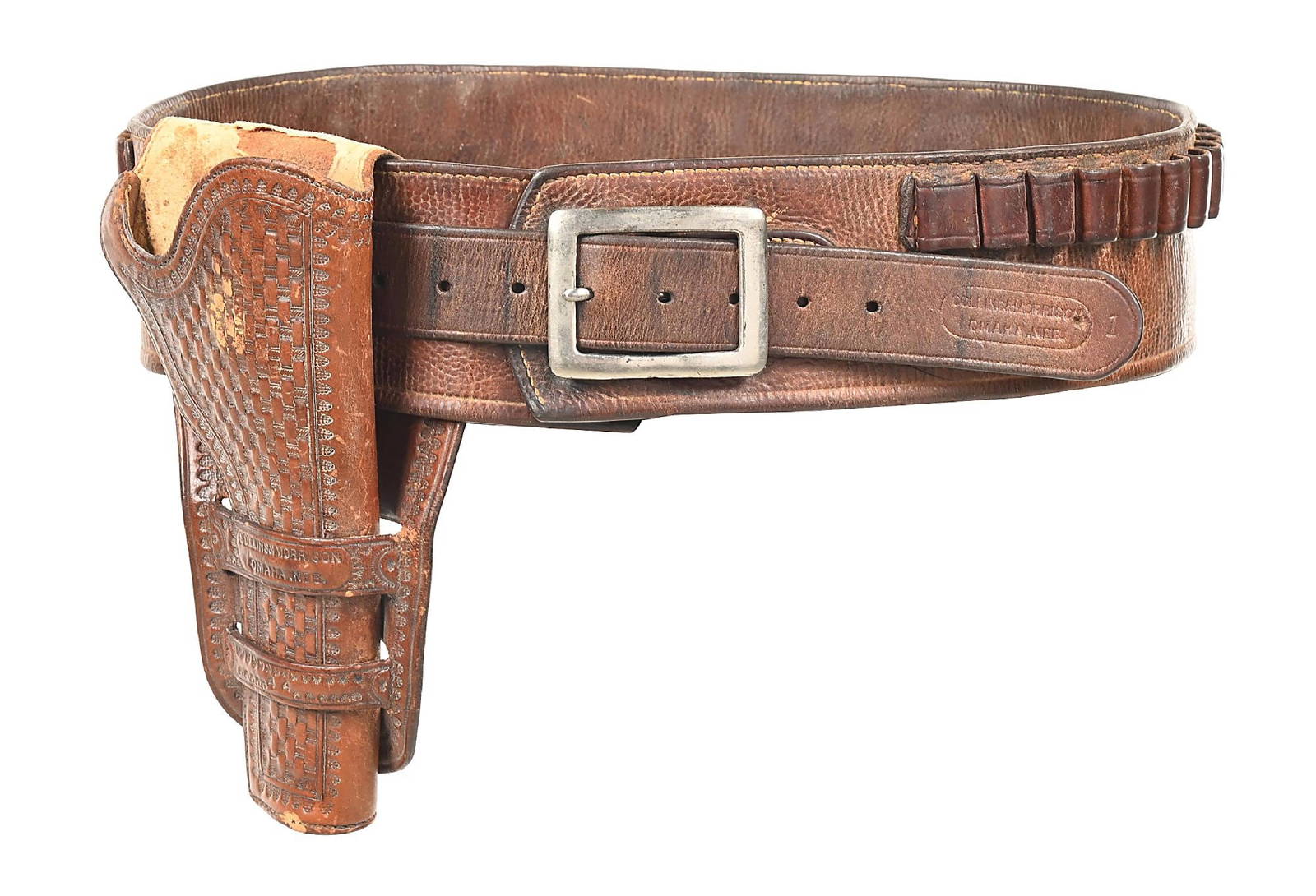 Collins & Morrison Holster And Belt Rig Auction