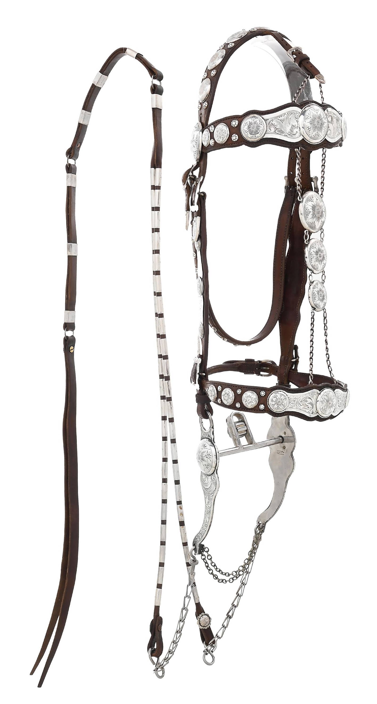 Edward H. Bohlin Brown Parade Bridle Auction